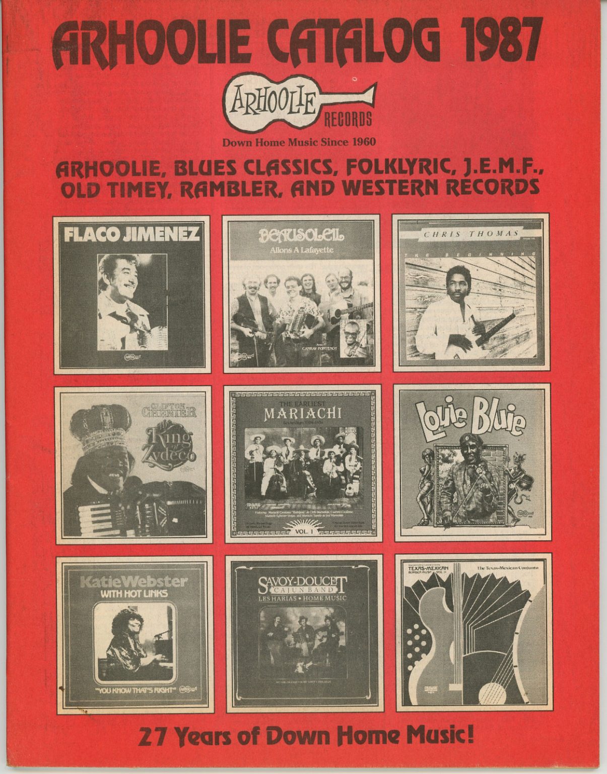 Arhoolie Records Catalogs Publications - The Arhoolie Foundation
